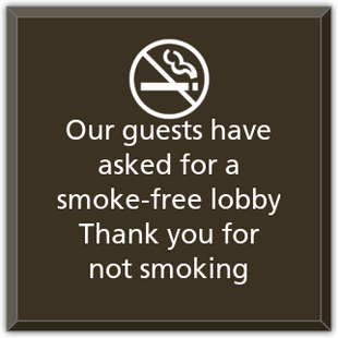 Smoke Free Lobby